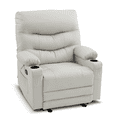 MCombo 25'' Large Power Recliner Chair, Electric Reclining with Massage ...