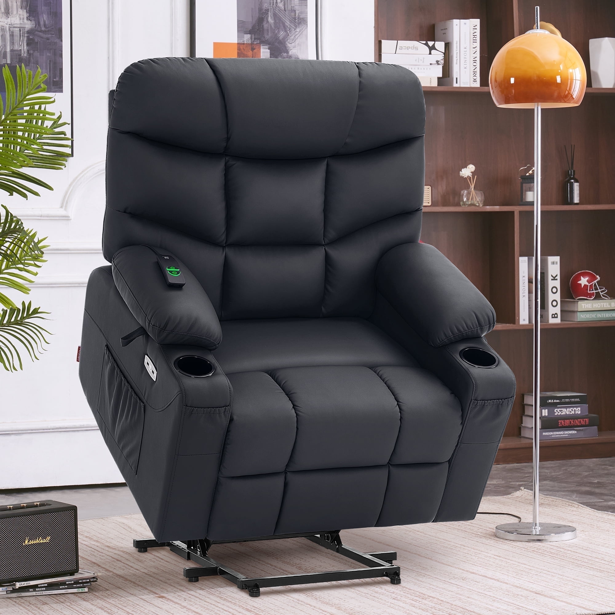 MCombo 27.2'' Extra-Wide Seat Oversized Power Lift Recliner Chair for ...
