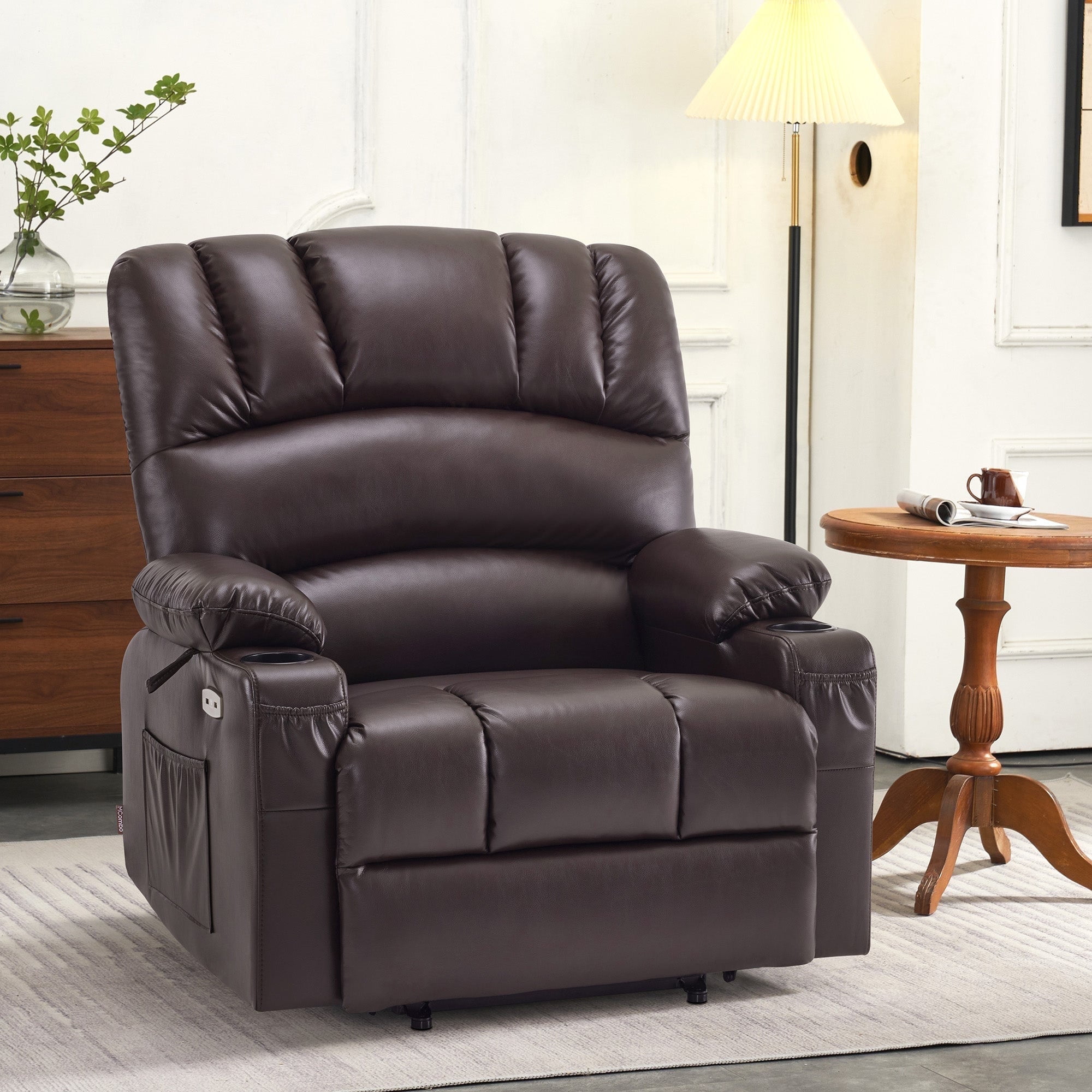 MCombo 27.2'' Extra-Wide Seat Oversized Power Lift Recliner for Big ...
