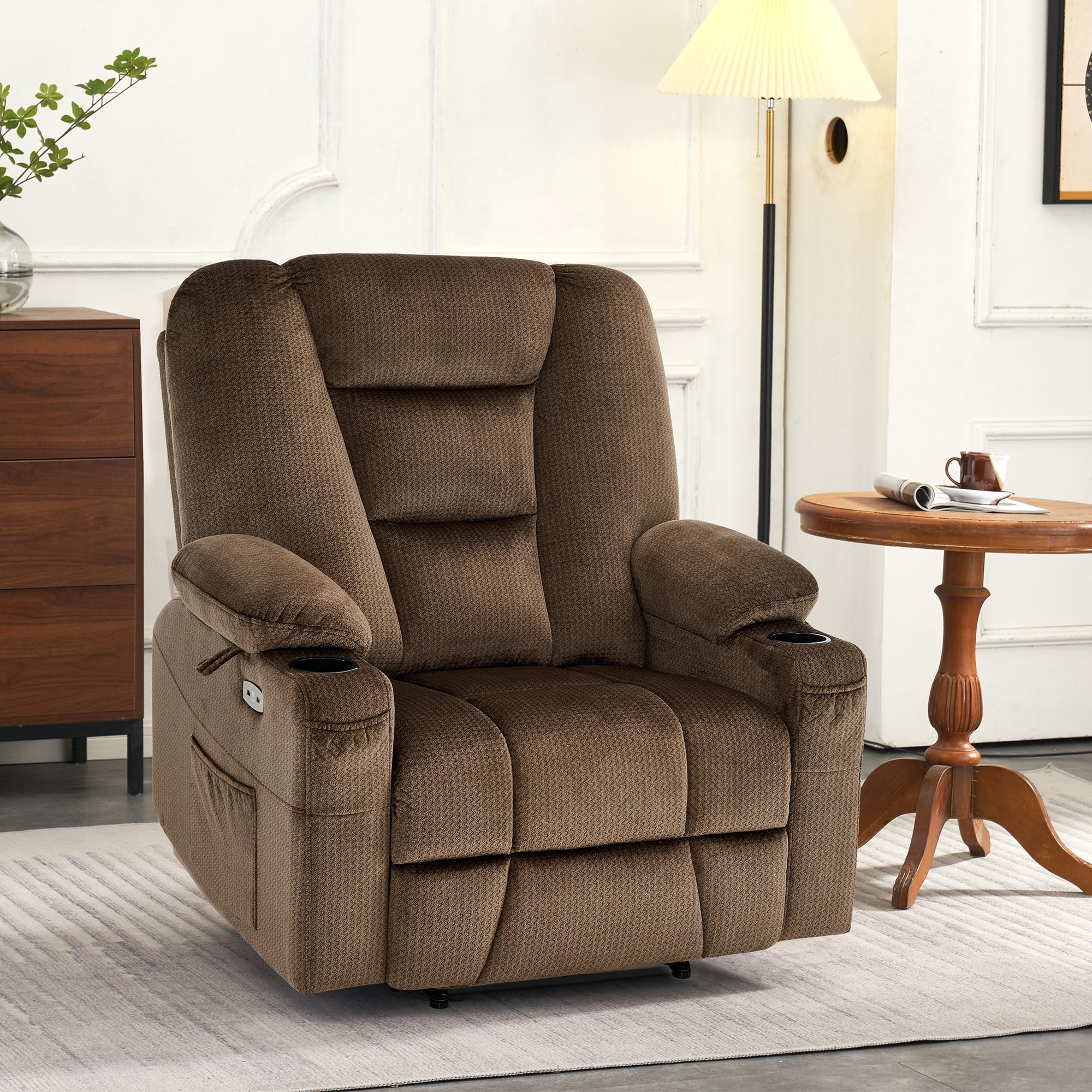 MCombo Oversized Power Lift Recliner Chair for Elderly with Massage and ...