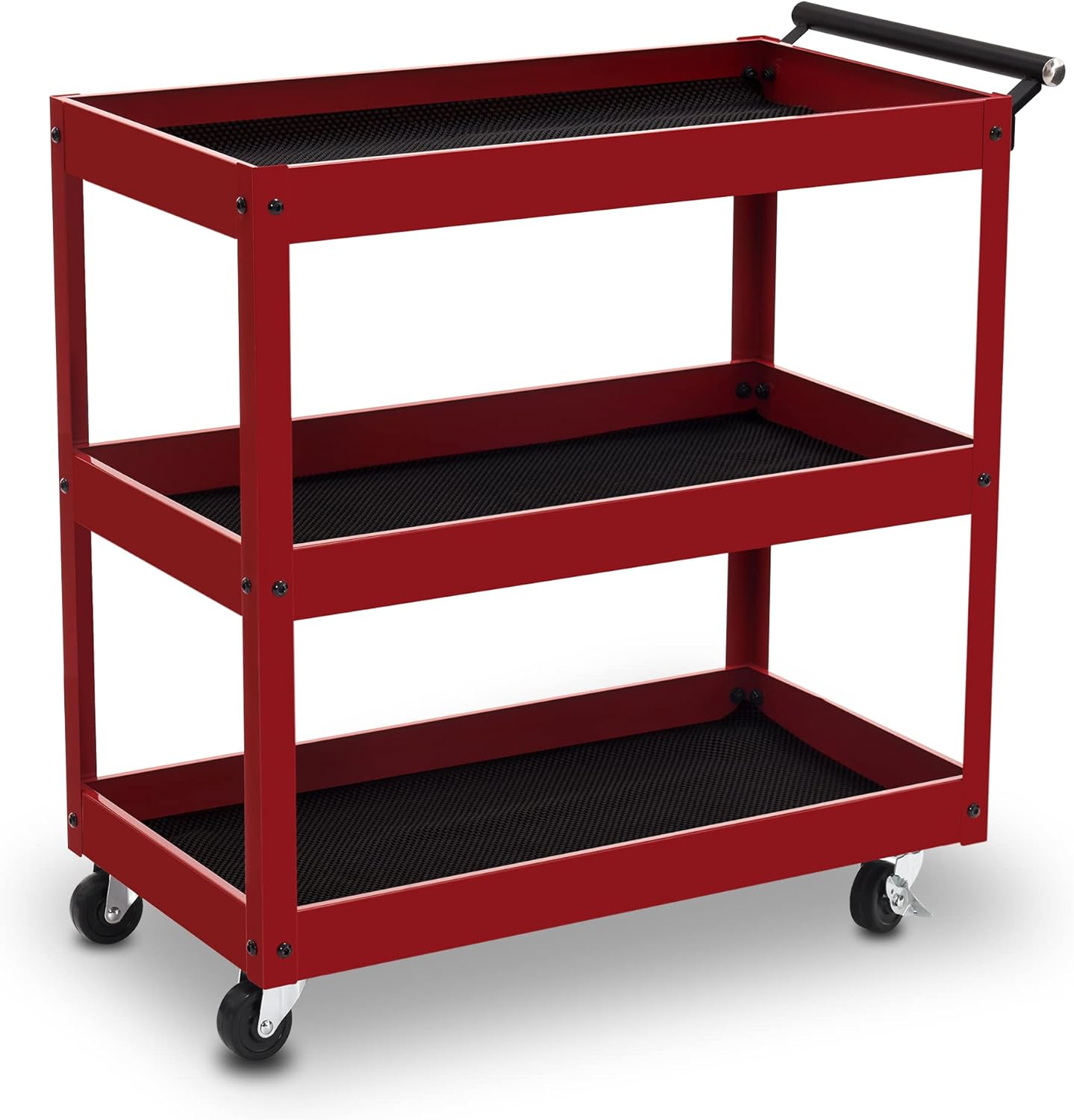 MCombo 3 Tier Tool Cart on Lockable Wheels, Heavy Duty Utility Cart ...