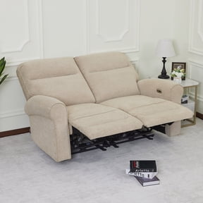 MCombo 62.6'' Zero Wall Hugger Power Loveseat Recliner Sofa with ...