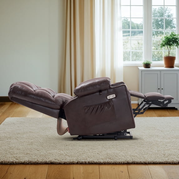 MCombo Dual Motor Power Lift Chair with Massage, Heat, Extended ...