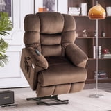 MCombo Dual Motor Recliner Lift Chair, Adjustable Headrest, USB Ports ...