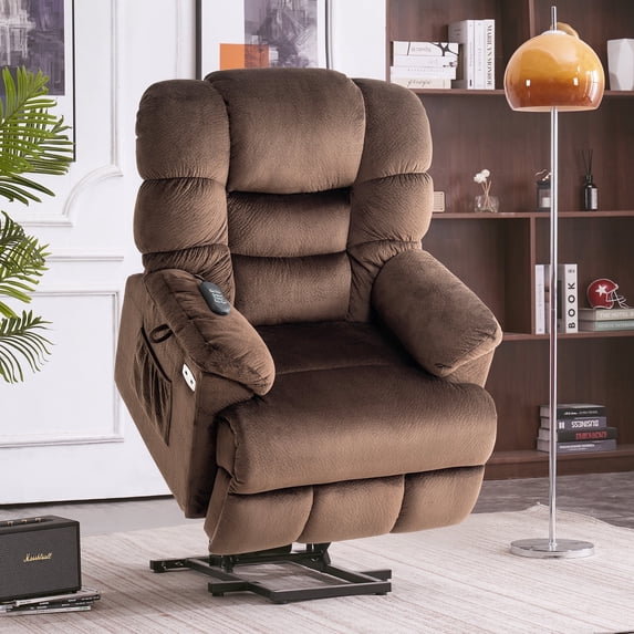 MCombo Dual Motor Recliner Lift Chair, Adjustable Headrest, USB Ports ...