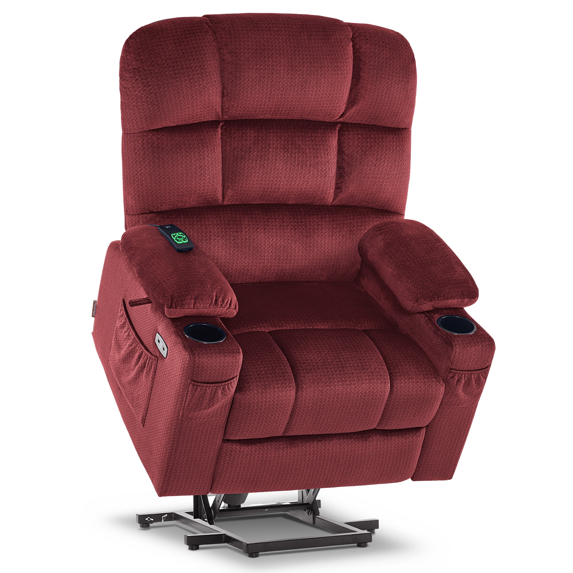 MCombo Dual Motor Power Lift Recliner Chair with Massage and Heat for ...