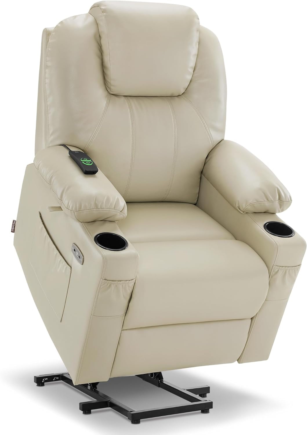 MCombo Small Electric Lift Recliner with Massage, Heat, USB, Cup ...