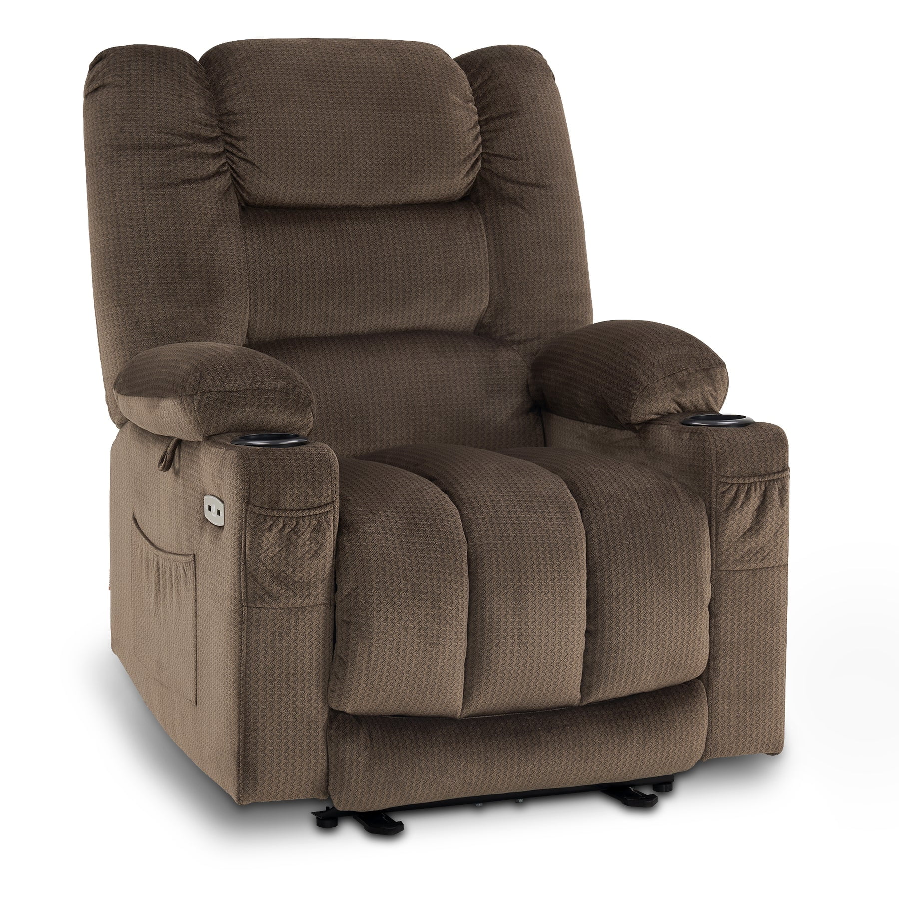 Free Shipping! MCombo Electric Power Recliner with Heat, Massage, USB ...