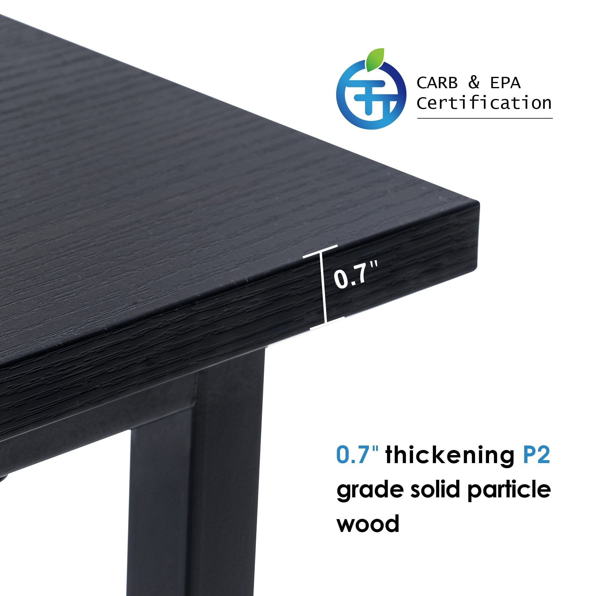 MCombo L-Shaped Computer Gaming Corner Desk with Large Monitor Stand ...