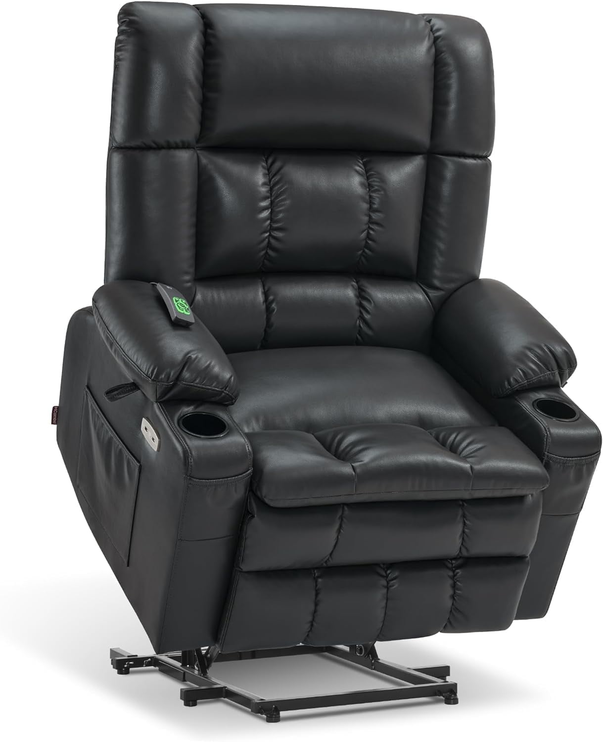 MCombo Large Dual Motor Power Lift Recliner Chair Sofa with Massage and ...