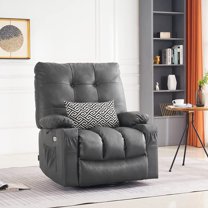 MCombo Power Recliner, Electric Swivel Glider Rocker Recliner Chair for ...