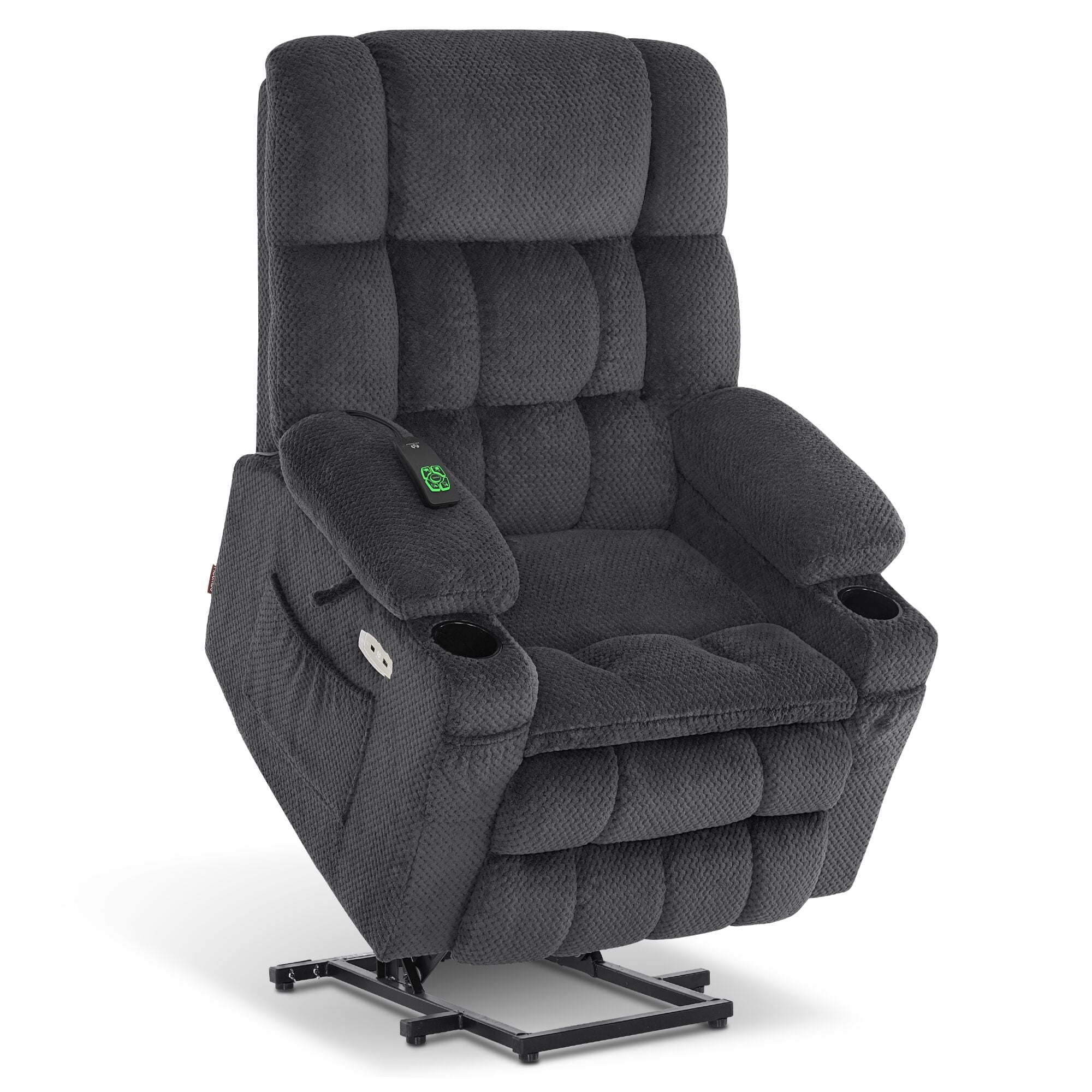 MCombo Large Lay Flat Dual Motor Power Lift Recliner for Big and Tall ...