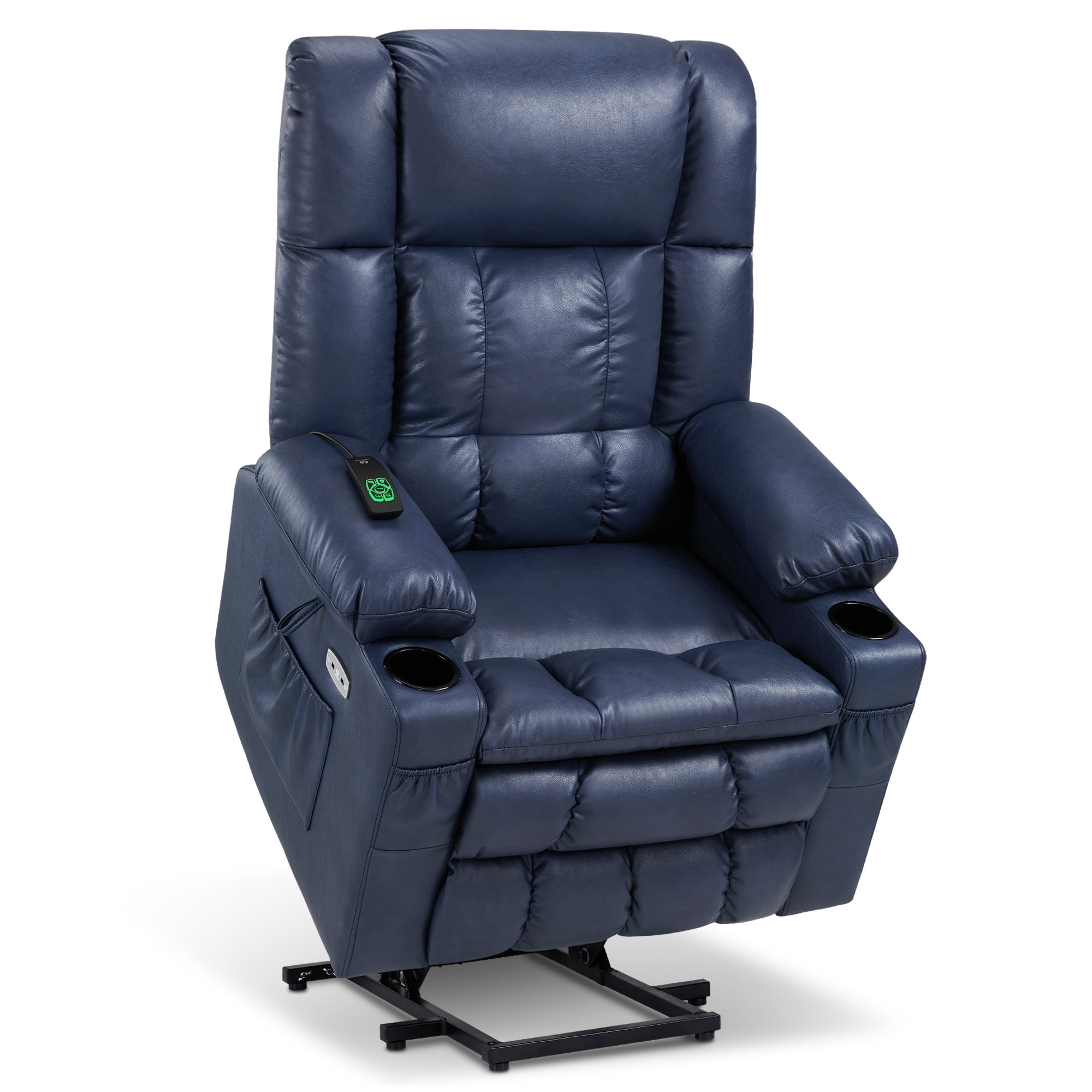 MCombo Large Lay Flat Dual Motor Power Lift Recliner for Big and Tall ...