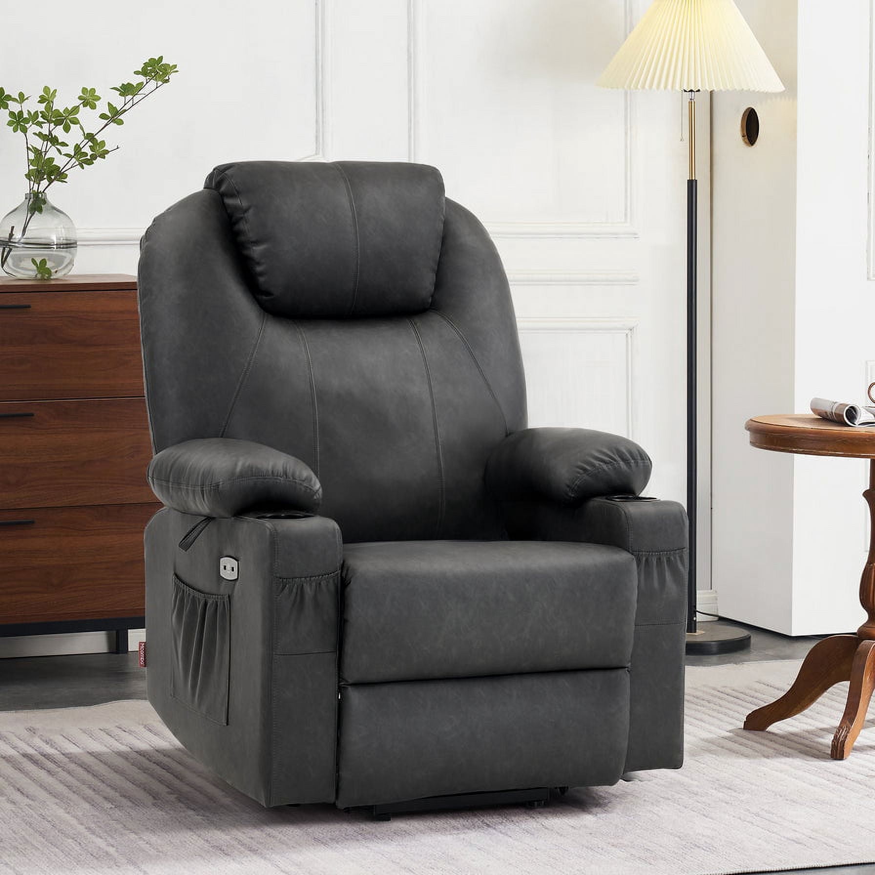 MCombo Electric Assist Large Power Lift Recliner Chair with Massage ...