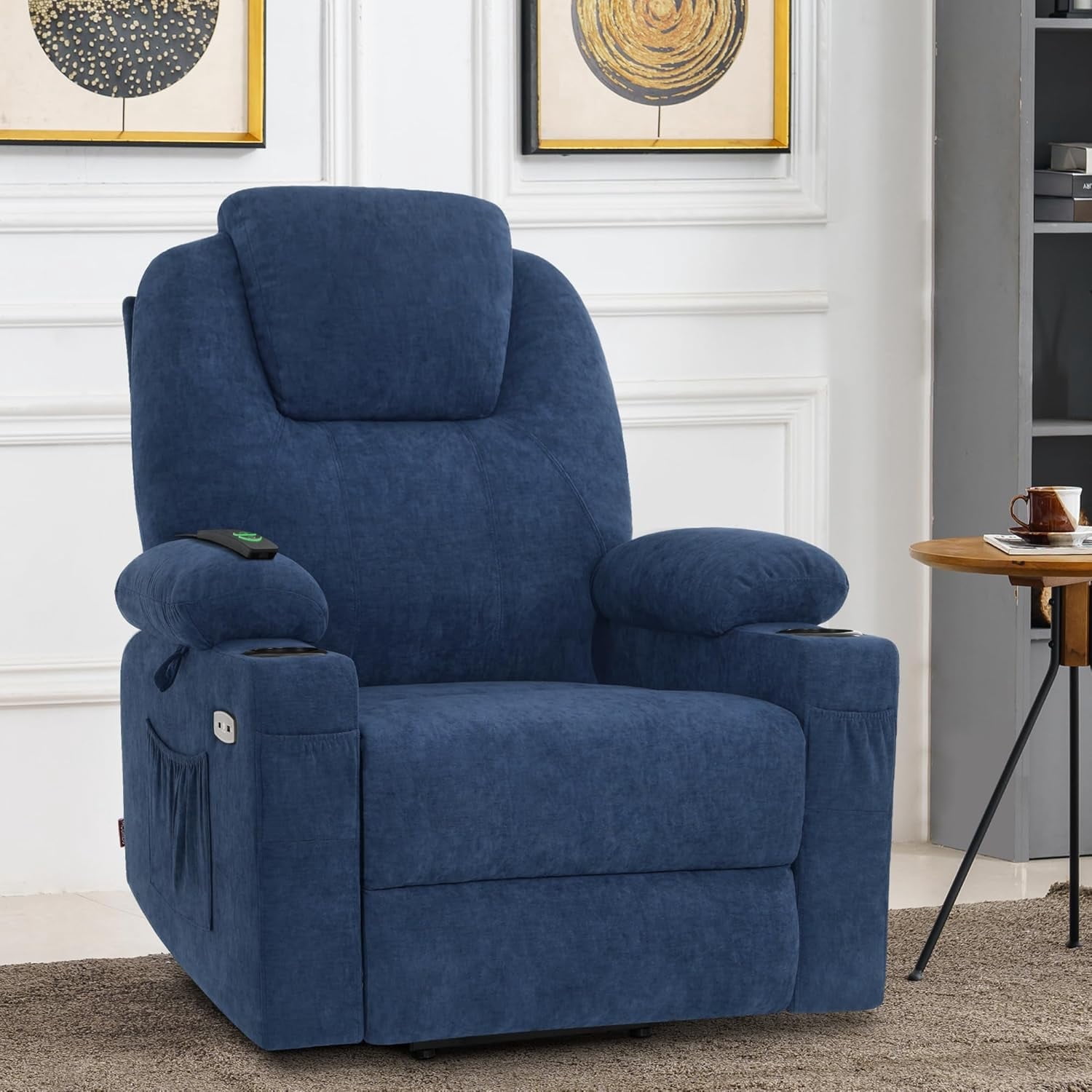 MCombo Large Power Lift Recliner Chair Sofa with Massage and Heat for ...