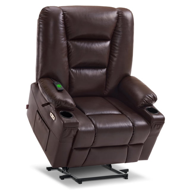 MCombo Large-Wide Power Lift Recliner Chair with Massage and Heat for ...