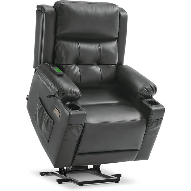 Mcombo Electric Power Lift Recliner Chair Dual Motor Heat And Massage