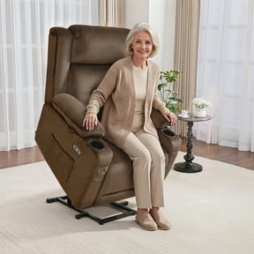 MCombo Power Lift Recliner for Elderly, Dual Motor, Massage, Heated ...