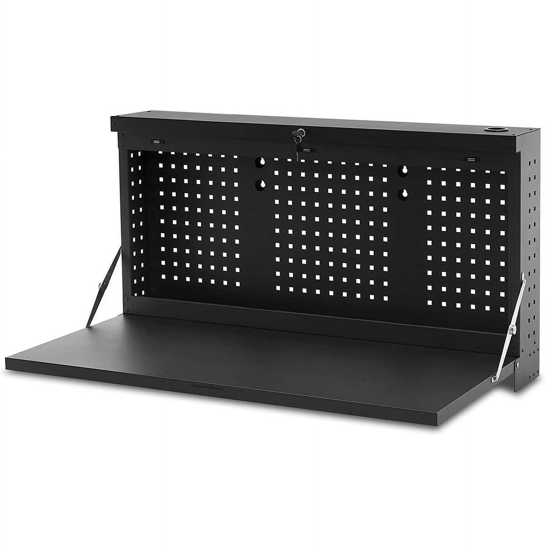 Free Shipping! Mcombo Metal Wall Mounted Workbench for Garage Box11 ...