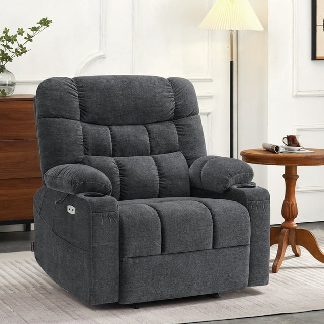 MCombo Oversized 27.2'' Seat Width Dual Motor Power Recliner Lift Chair ...