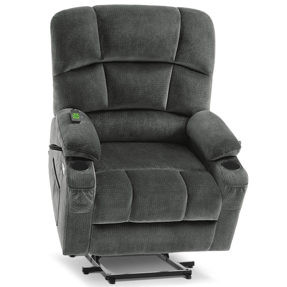 MCombo Oversized Lay Flat Power Lift Recliner with 27.2'' Wide Seat for ...