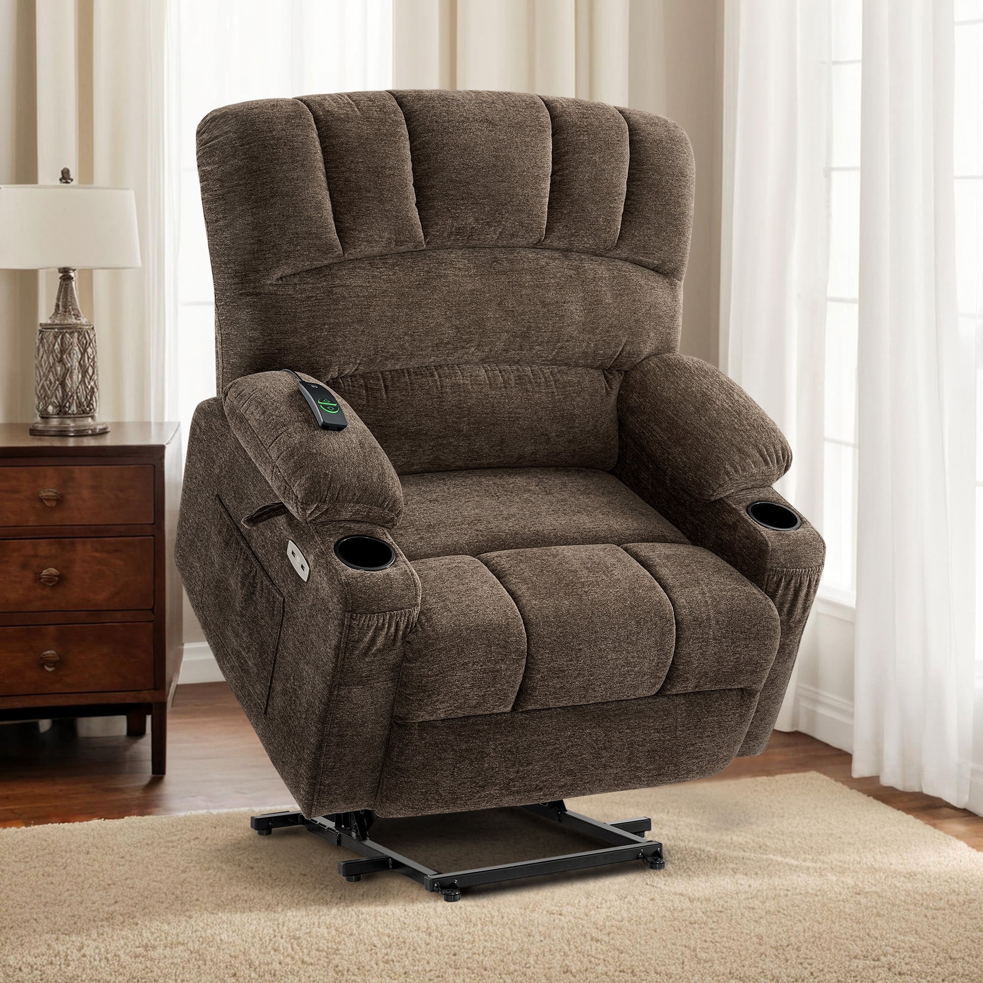 MCombo Oversized Power Lift Recliner Chair, 27.2'' Extra-Wide Seat ...