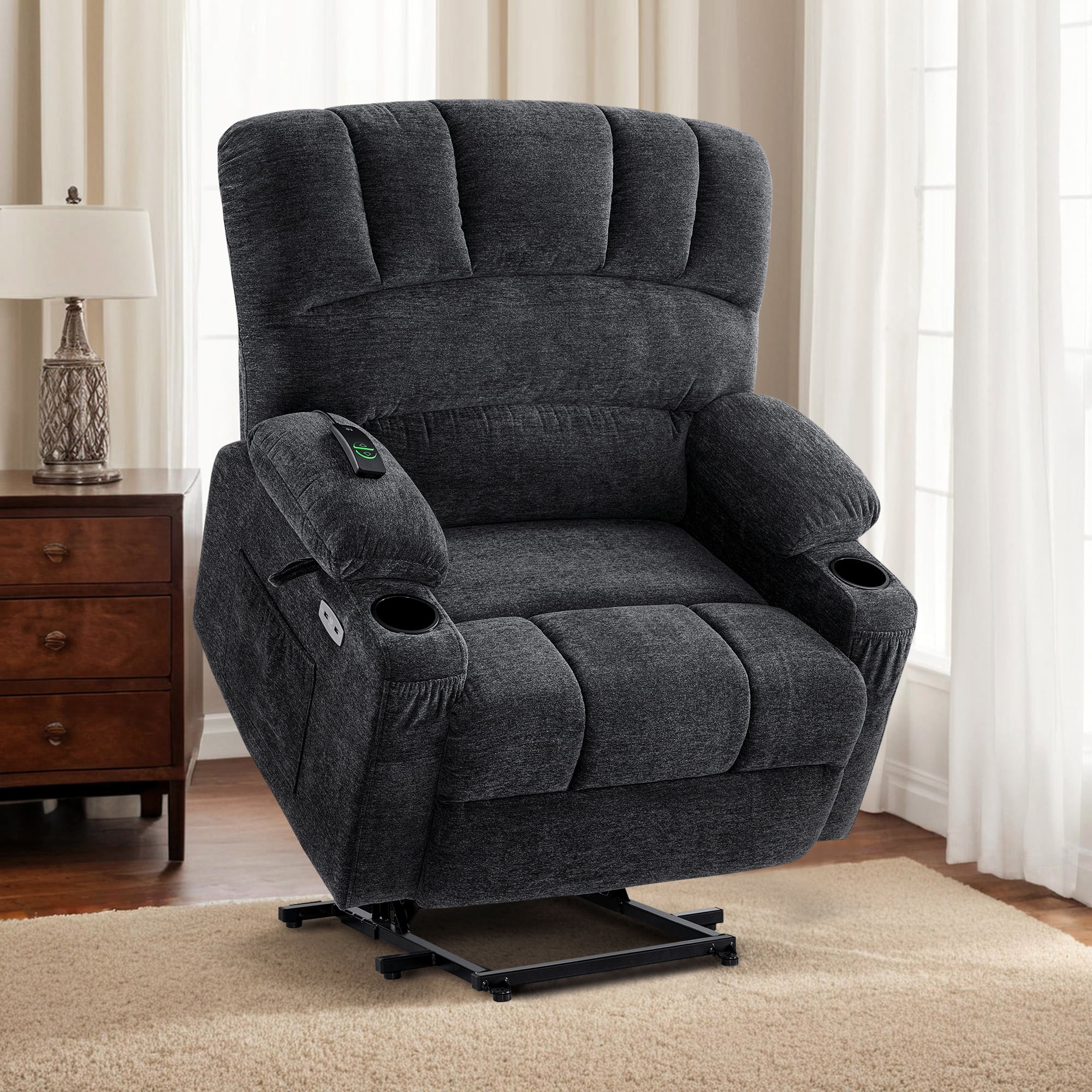 MCombo Oversized Power Lift Recliner Chair, 27.2'' Extra-Wide Seat ...