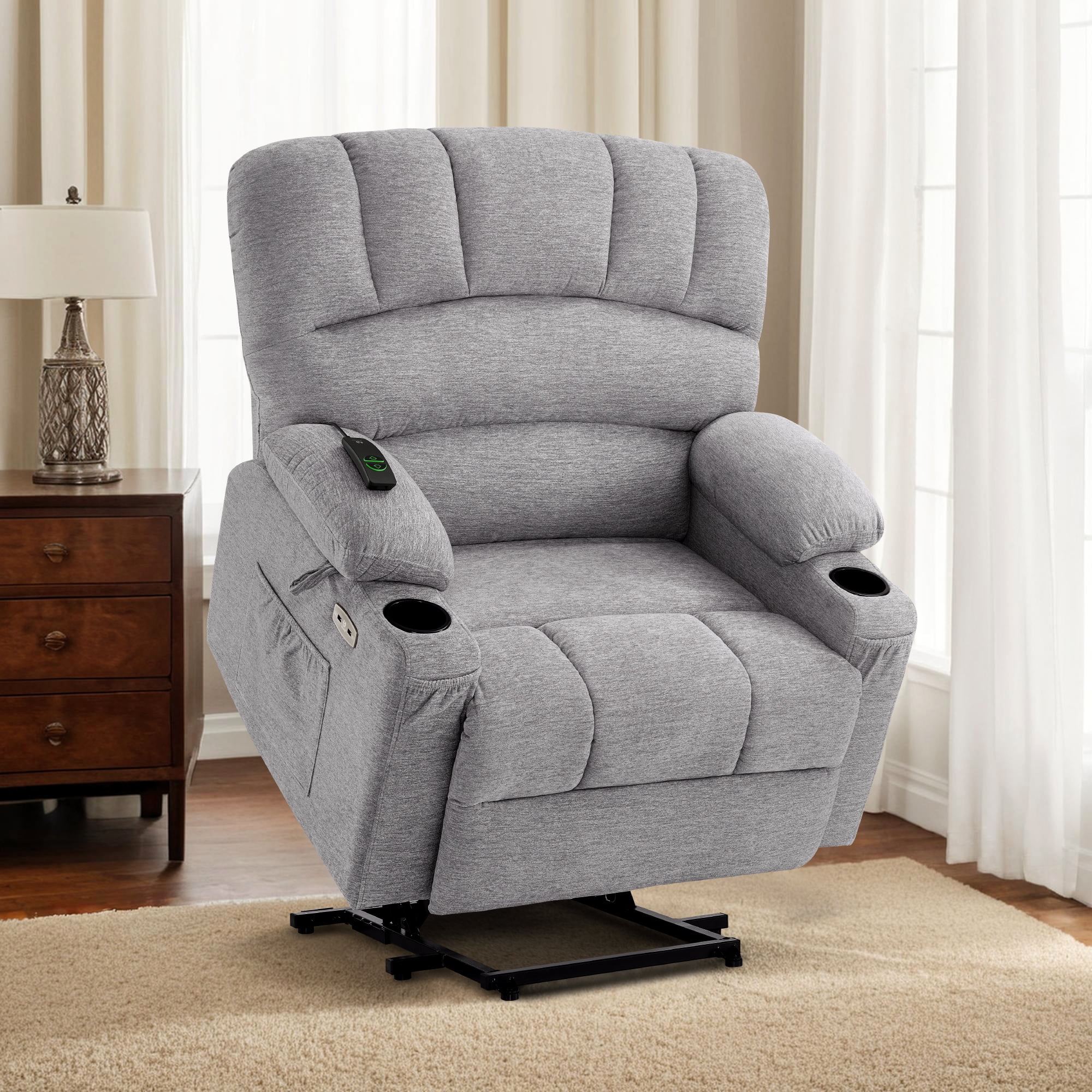 MCombo Oversized Power Lift Recliner Chair, 27.2'' Extra-Wide Seat ...