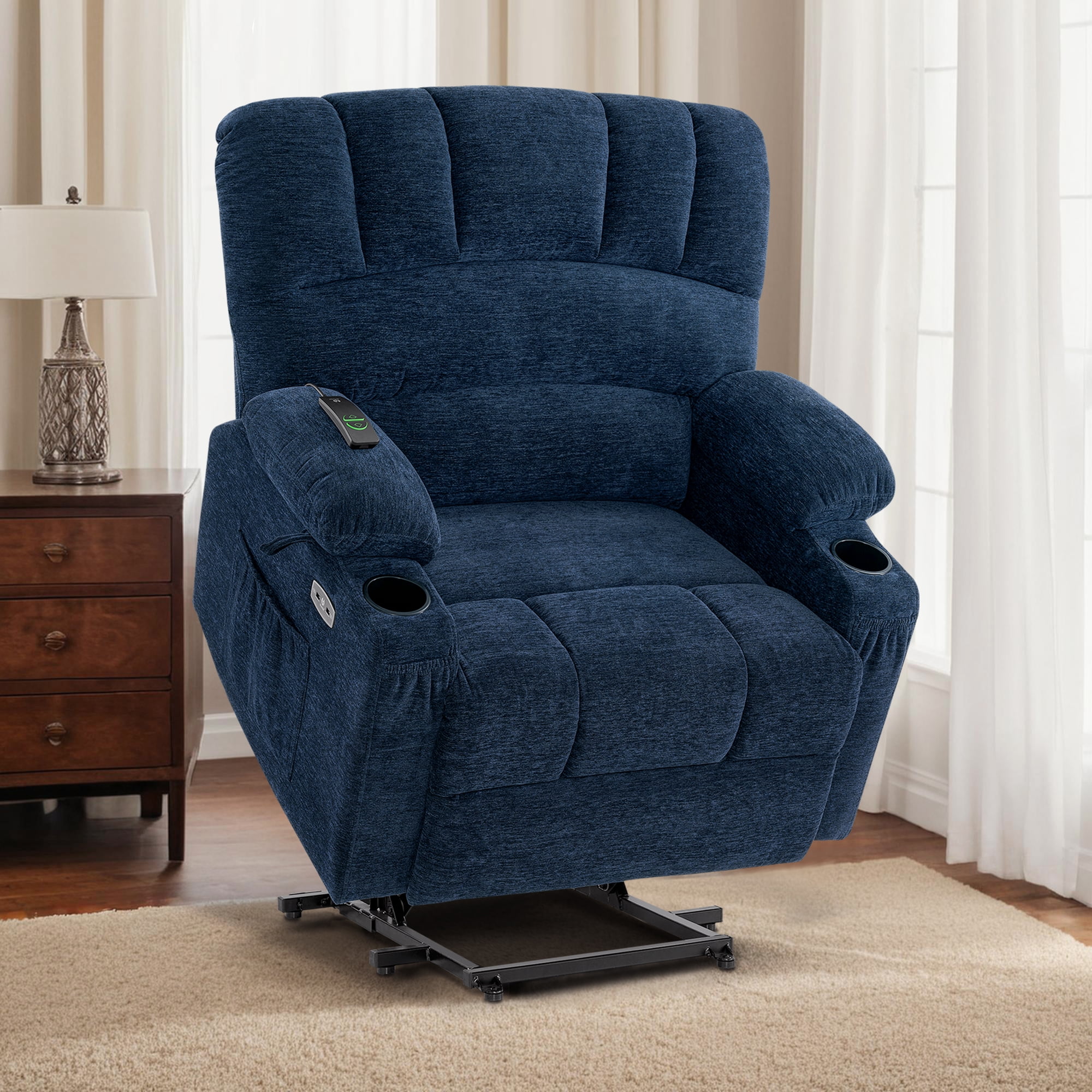 MCombo Oversized Power Lift Recliner Chair, 27.2'' Extra-Wide Seat ...
