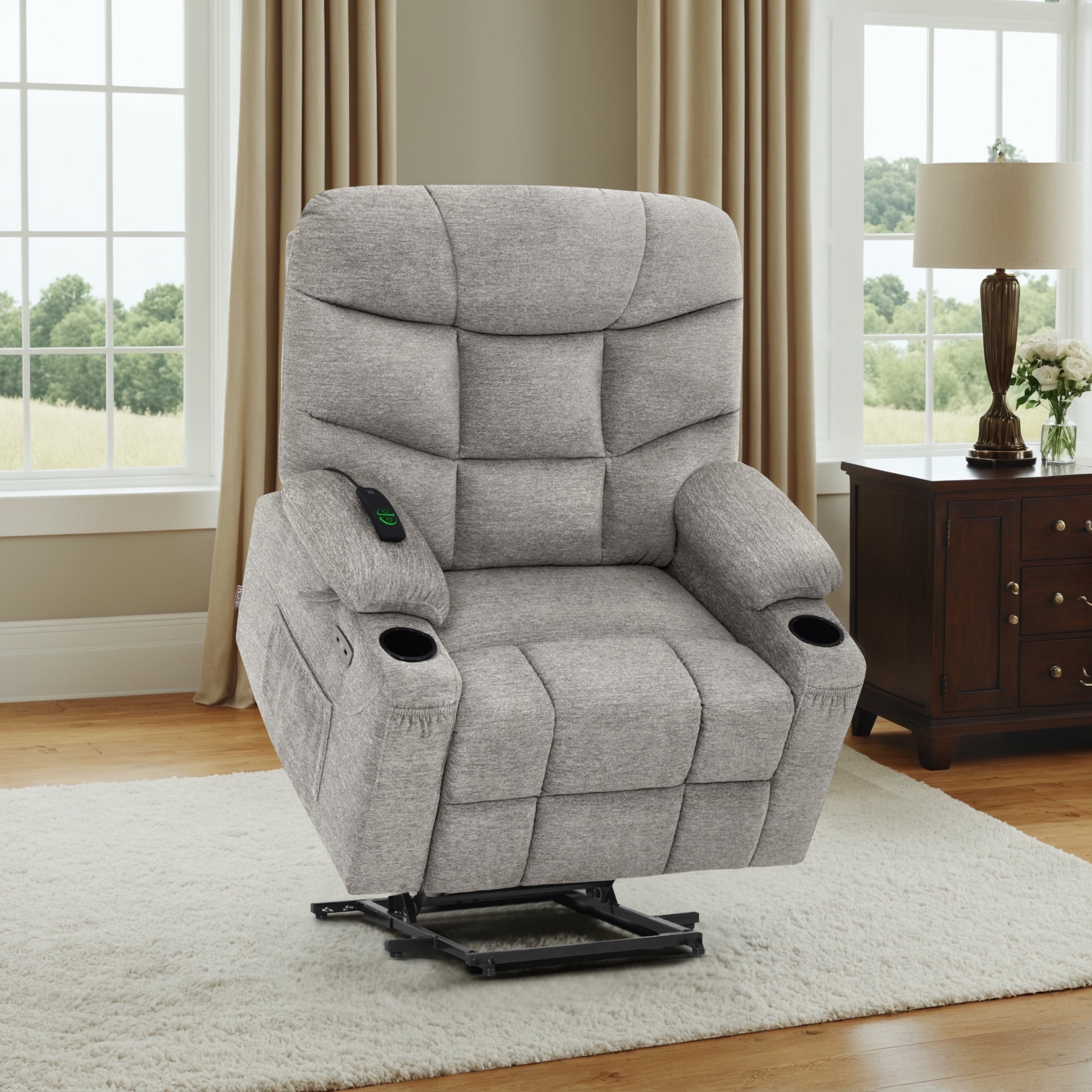 MCombo Oversized Power Lift Recliner Chair with 27.2'' Extra Wide Seat ...