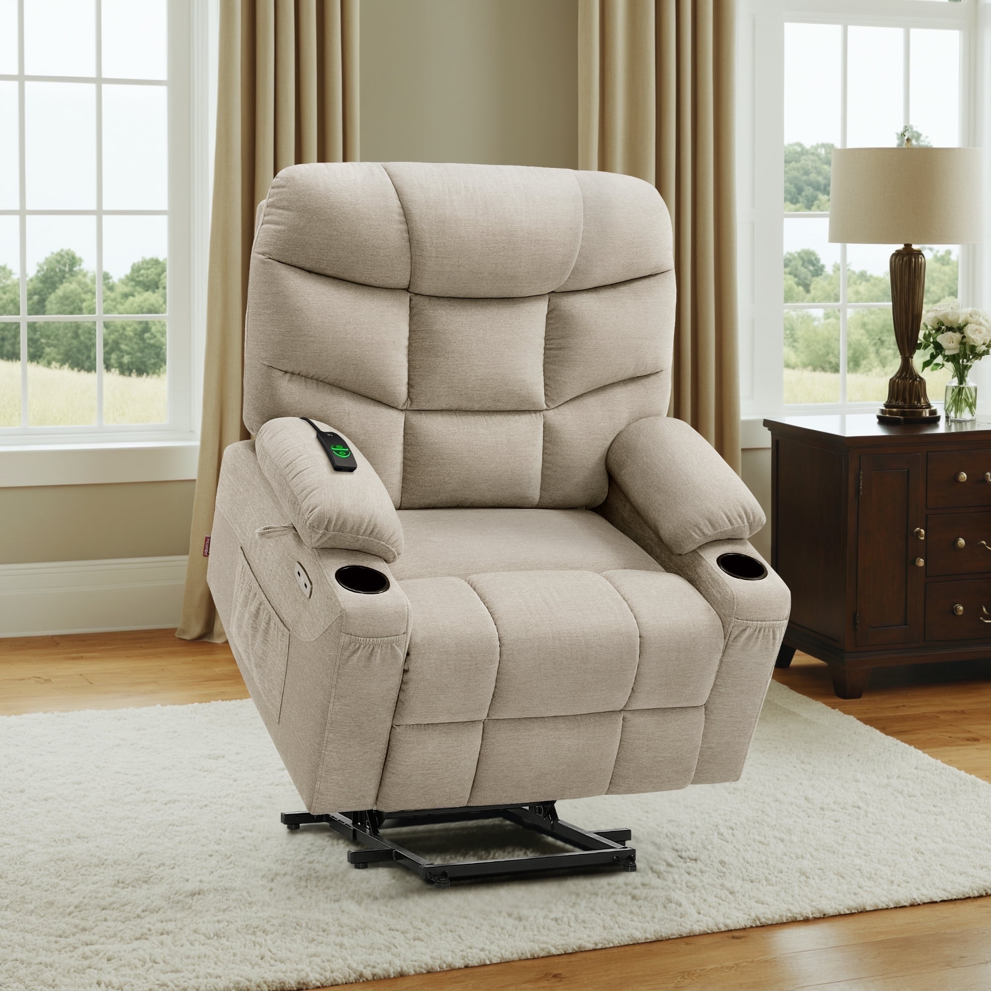 MCombo Oversized Power Lift Recliner Chair with 27.2'' Extra Wide Seat ...
