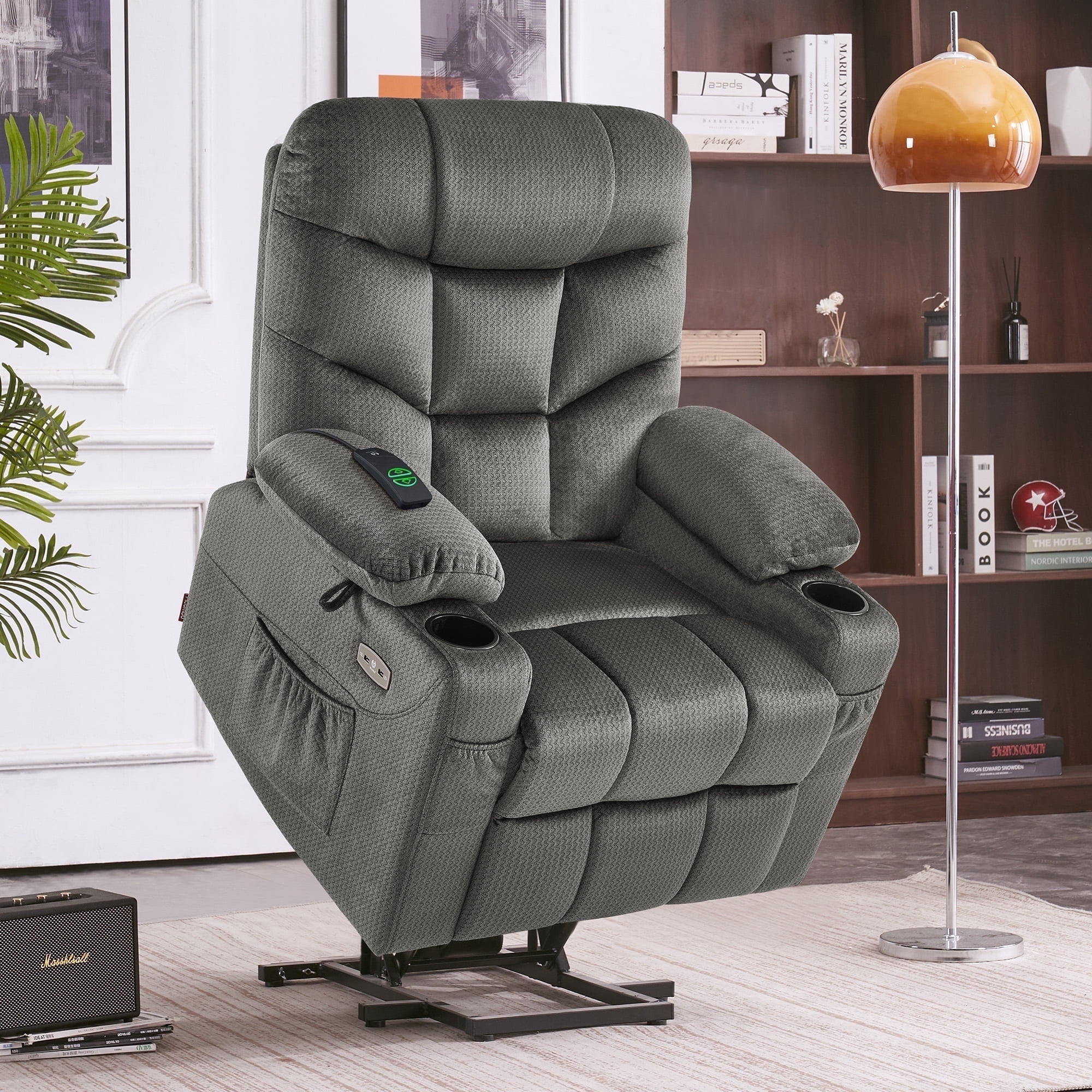 MCombo Power Lift Recliner Chair with Extended Footrest for Elderly ...