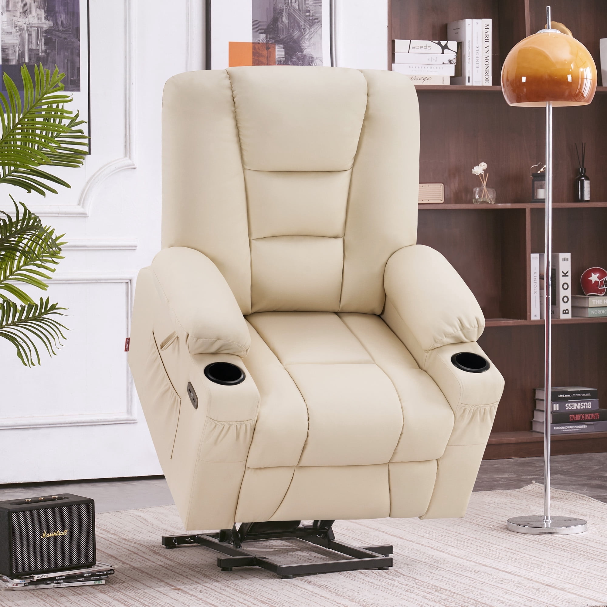 MCombo Power Lift Recliner Chair with Massage and Heat for Elderly ...