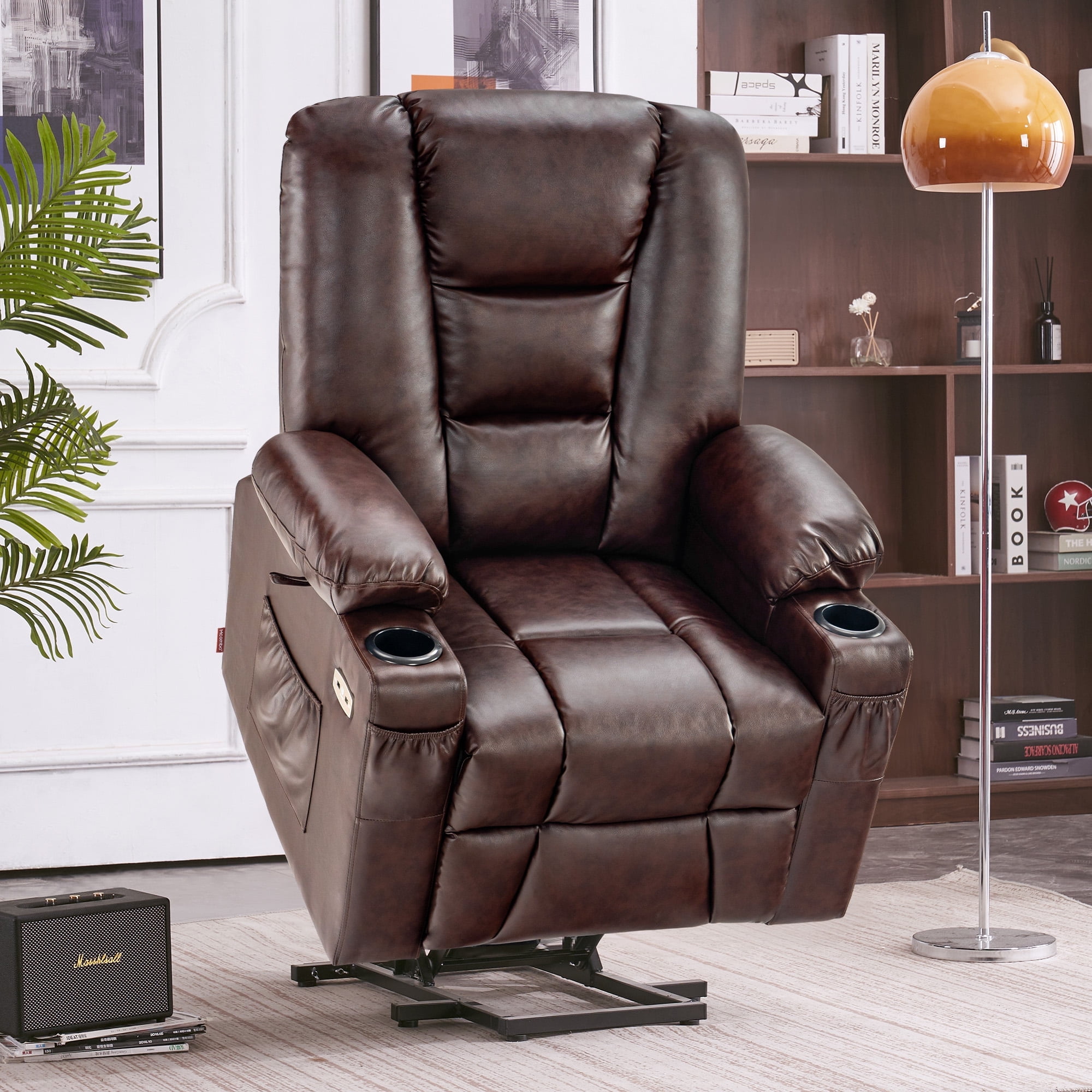 MCombo Power Lift Recliner Chair with Massage and Heat for Elderly ...