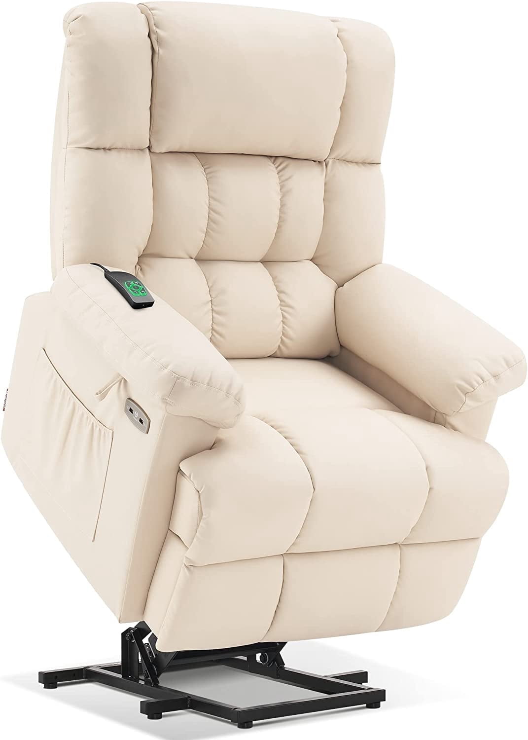Mcombo Electric Lift Recliner with Massage, Heat, Adjustable Headrest ...