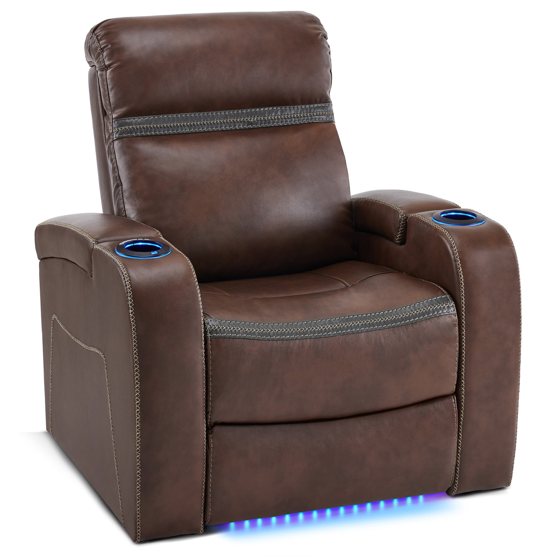 MCombo Power Recliner Chair with Adjustable Headrest, Home Theater ...