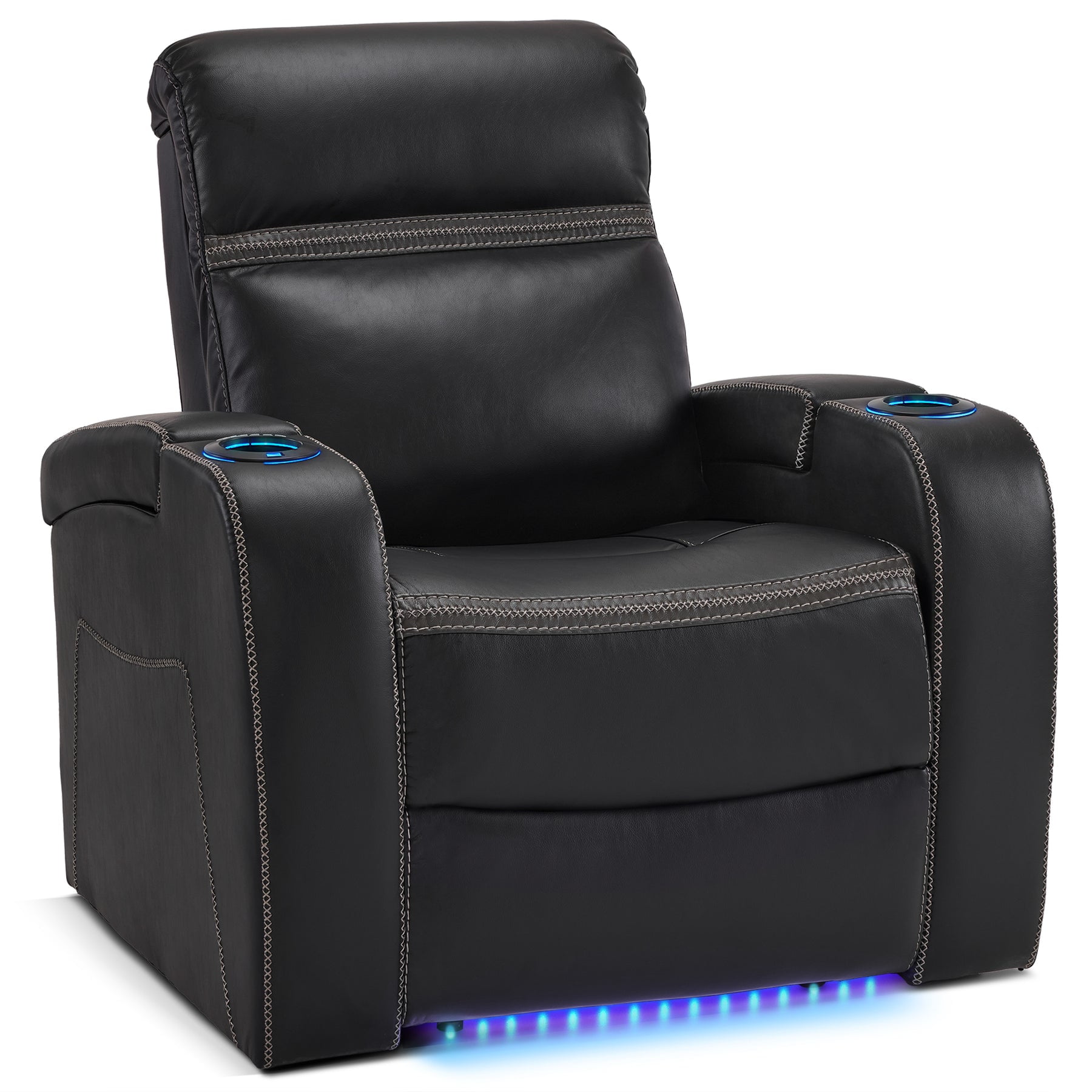 MCombo Power Recliner Chair with Adjustable Headrest, Home Theater ...