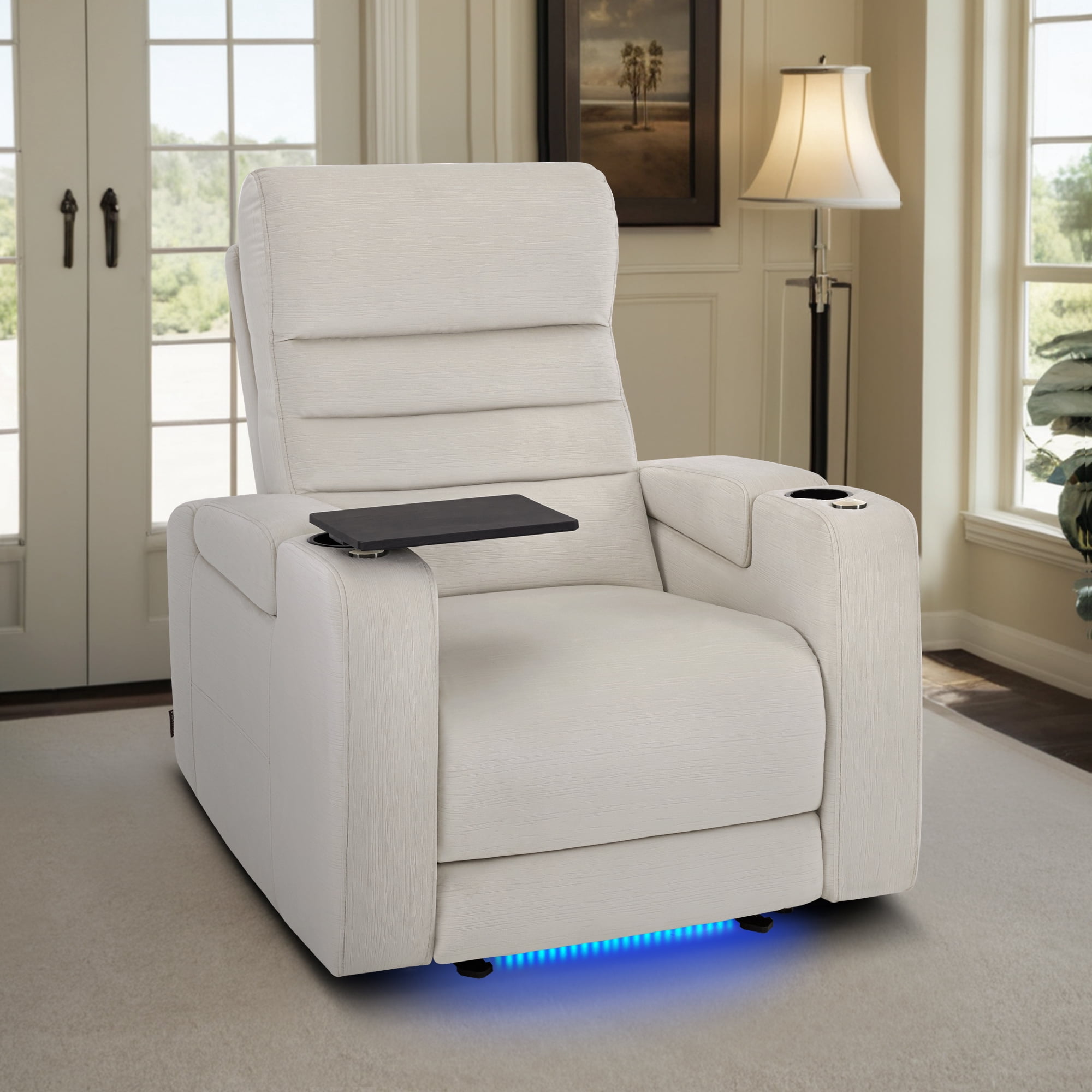 MCombo Power Recliner Chair, Home Theater Seating with LED Light ...