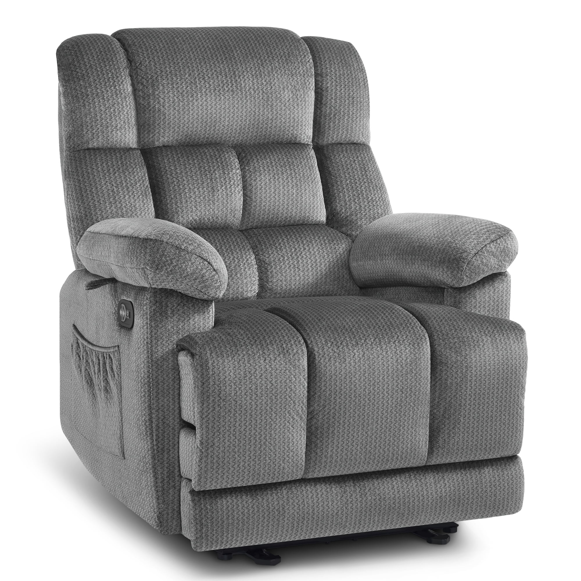 MCombo Power Recliner Chair with Heat and Massage, Electric Reclining ...