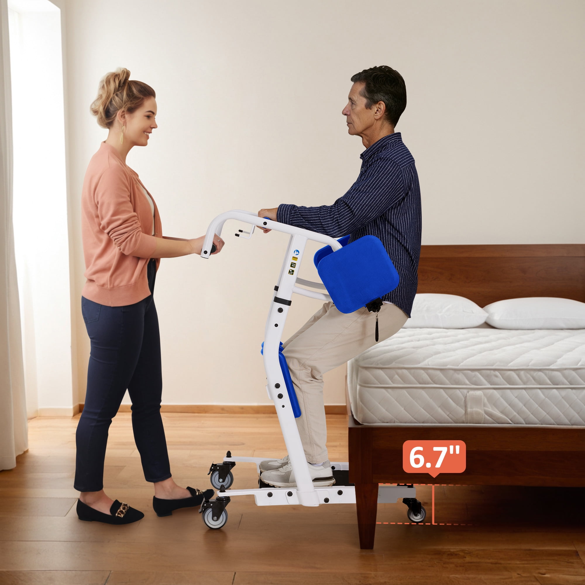 MCombo Sit to Stand Assist Patient Lift Patient Transport Unit for Home ...