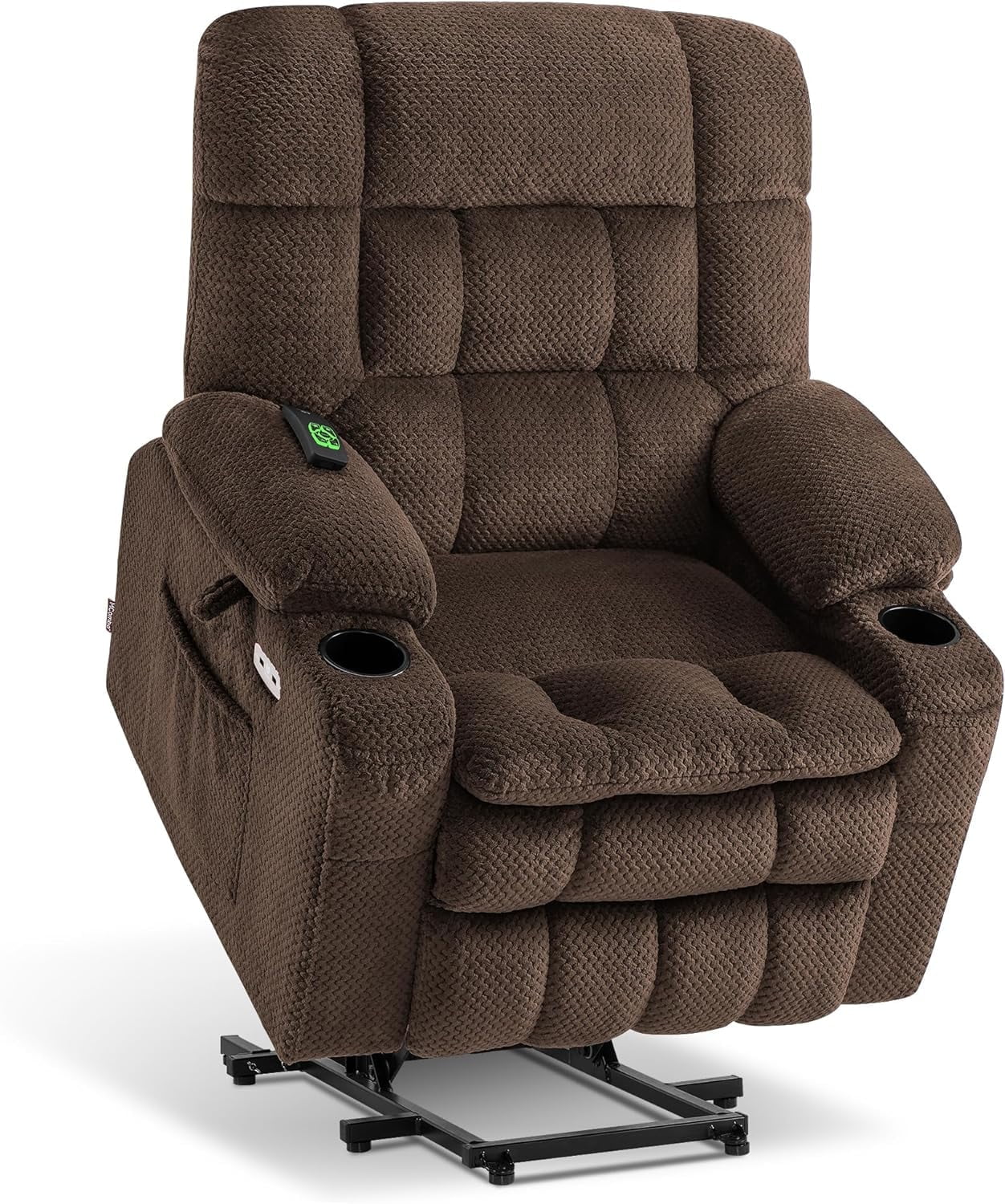 MCombo Electric Power Lift Recliner, Dual Motor, Massage/Heat, USB ...