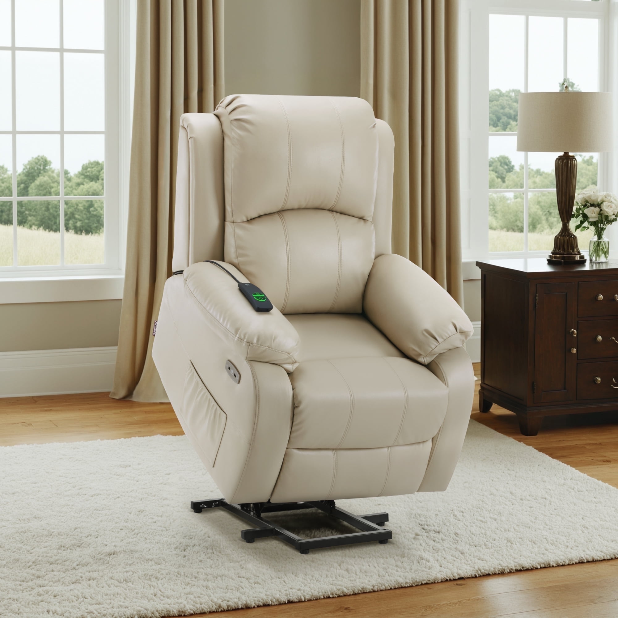 MCombo Small-Regular Power Lift Recliner Chair with Massage and Heat ...