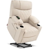 MCombo Electric Power Lift Recliner, Small, Massage, Dual Heat ...