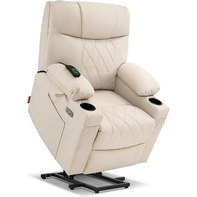 MCombo Electric Power Lift Recliner, Small, Massage, Dual Heat ...