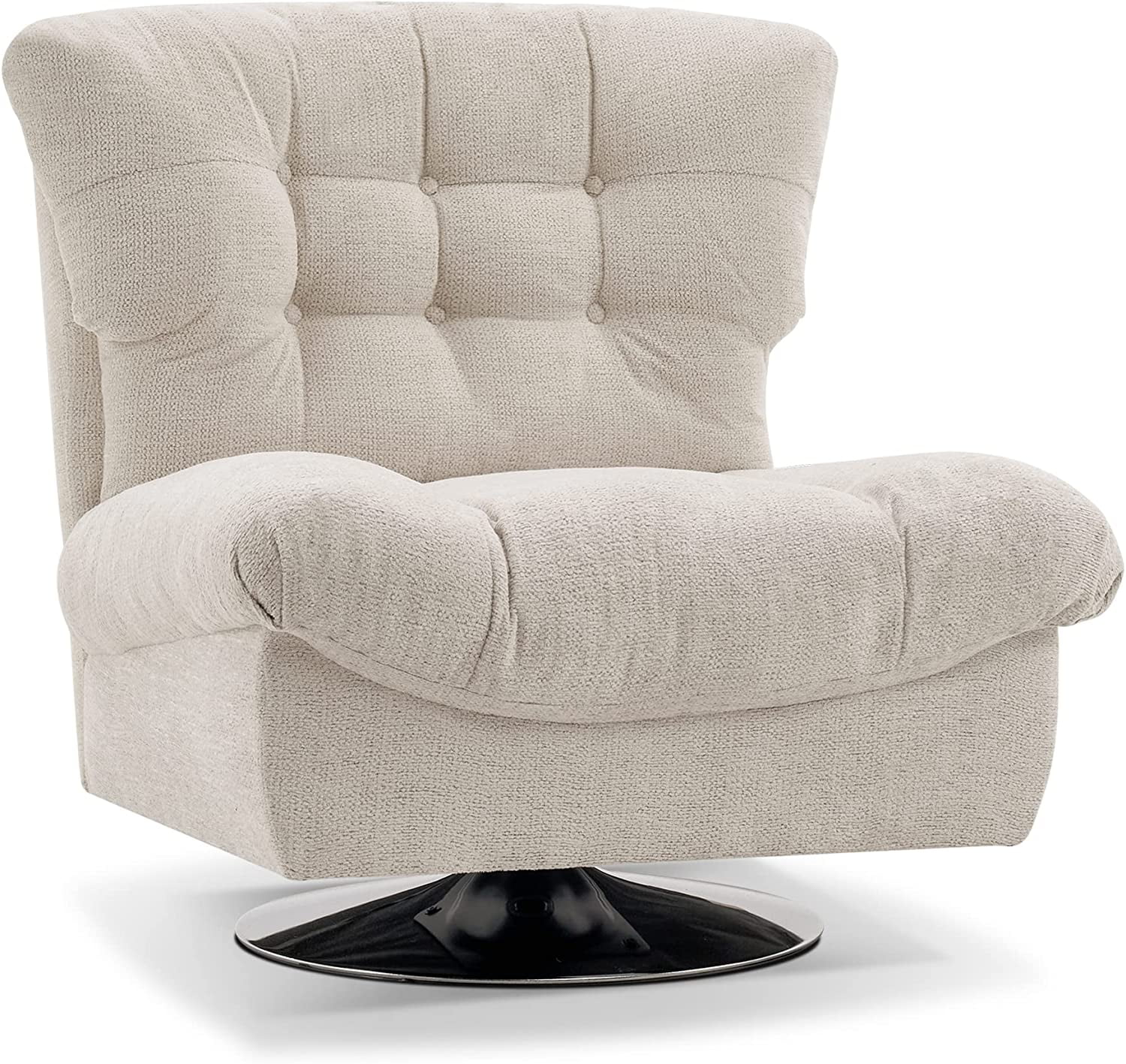 Free Shipping! MCombo Swivel Accent Chair, Modern Tufted Upholstered ...