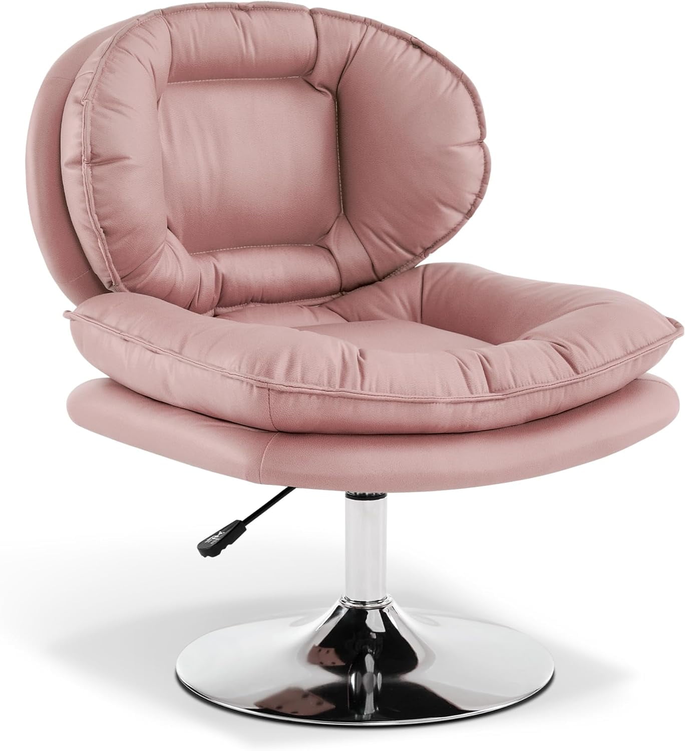 MCombo Swivel Accent Chair with Height Adjustment, Upholstered Desk ...