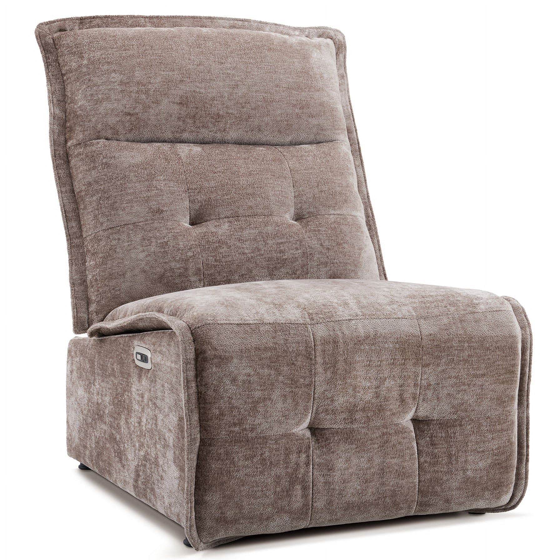 MCombo Wall Hugger Armless Power Recliner Chair, 29.5" Extra Wide Seat ...