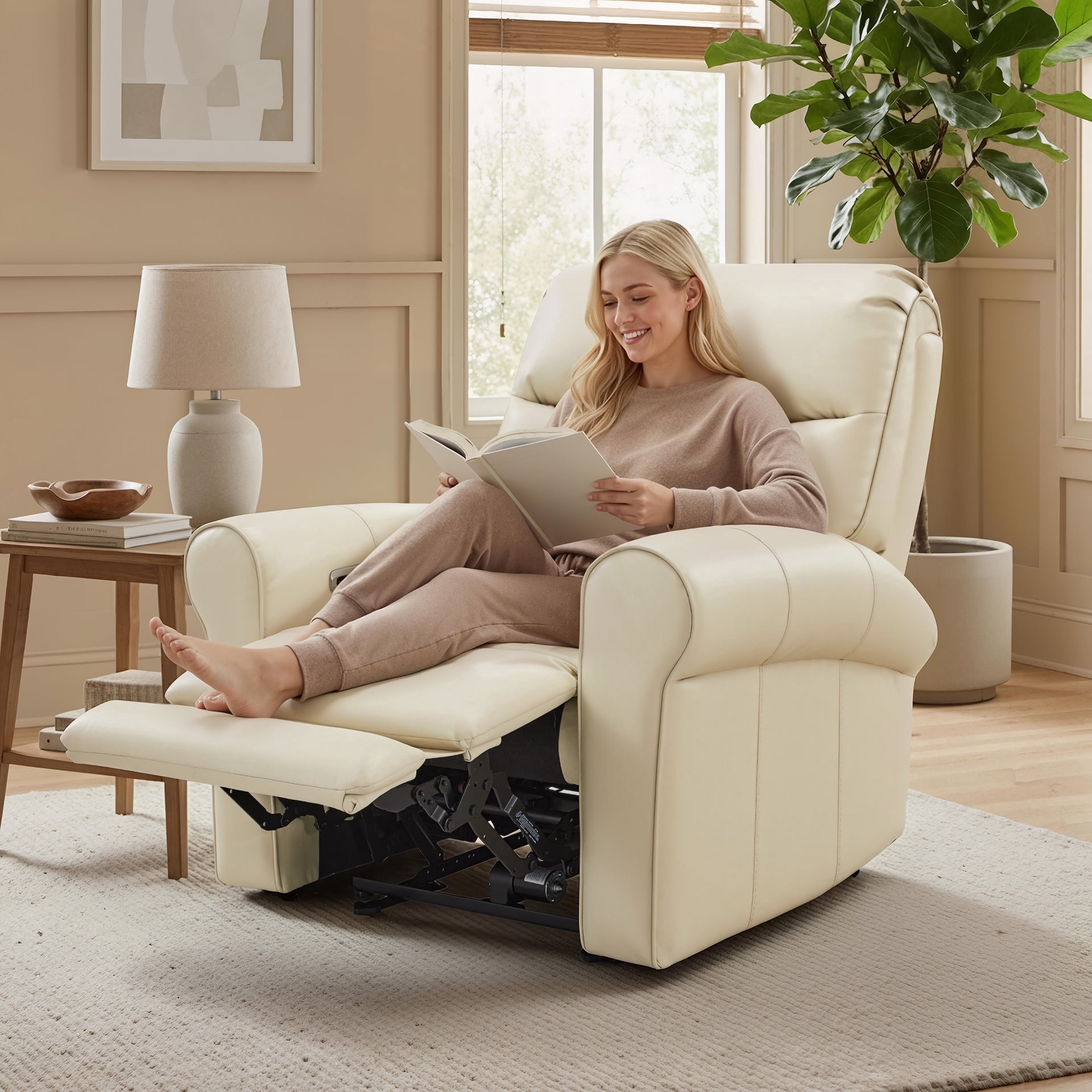 MCombo Wall Hugger Power Recliner Chair for Small Space RV Living Room ...