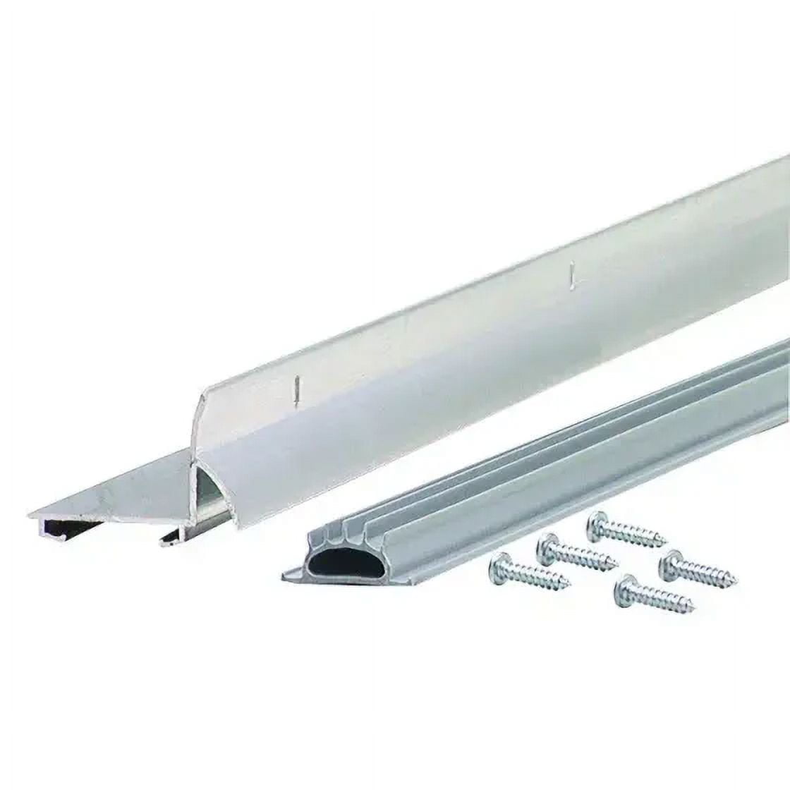 MD Building 06015 Aluminum And Vinyl L Drip Cap With Door Bottom Sweep ...