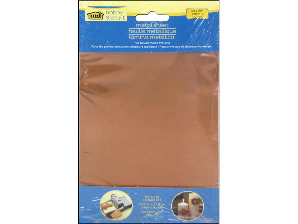 MD Metal Sheet 6x9" Copper - Walmart.com